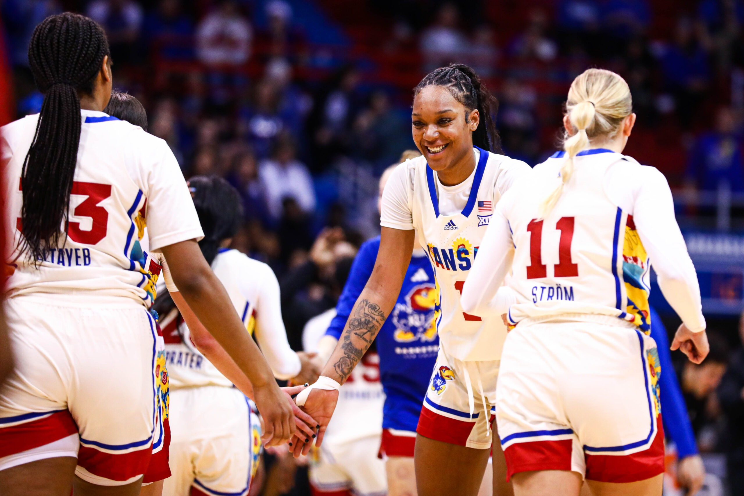 Kansas women shut down Arkansas, head to WNIT’s Fab Four | News, Sports ...